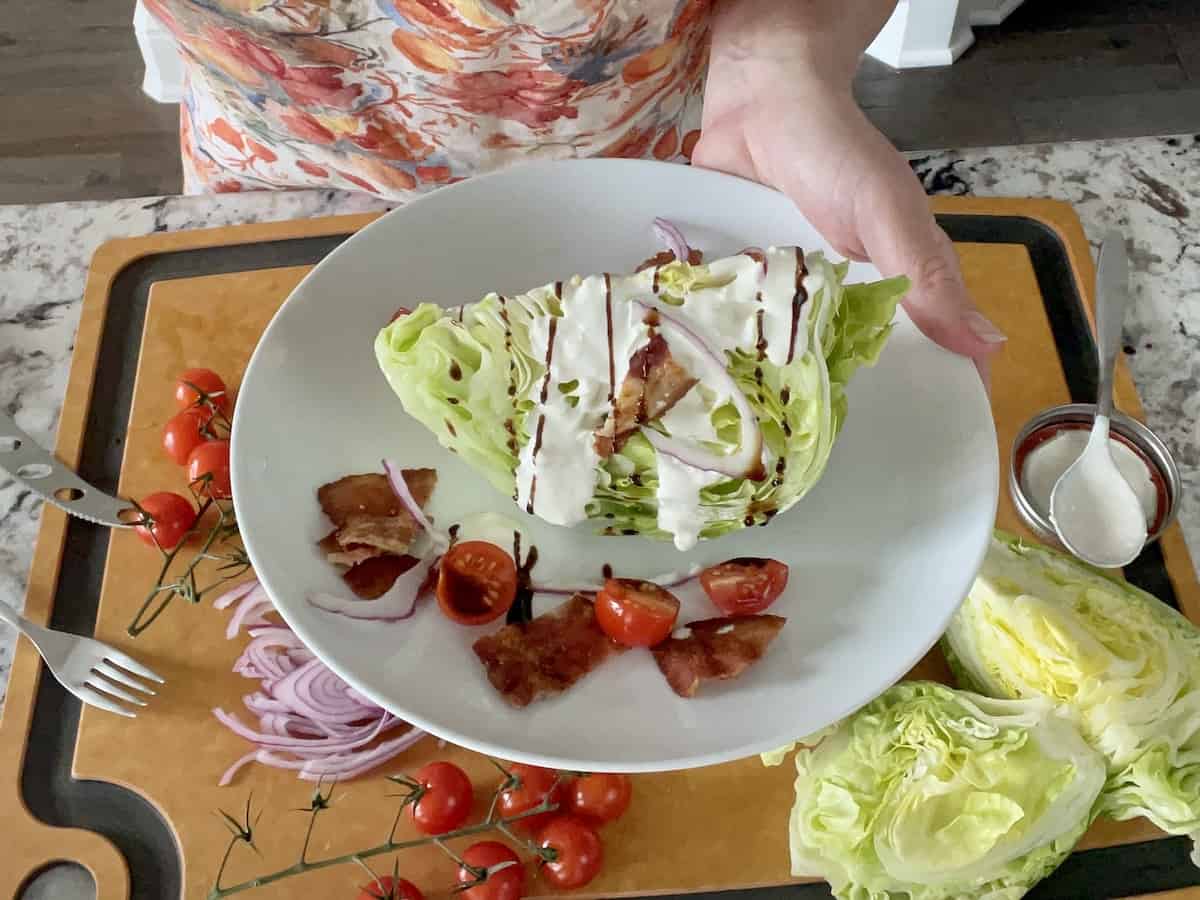 Outback Steakhouse Copycat Wedge Salad Recipe • Fancy Apron