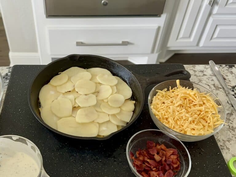 Creamy Smoked Au Gratin Potatoes on the Traeger Grill • Fancy Apron