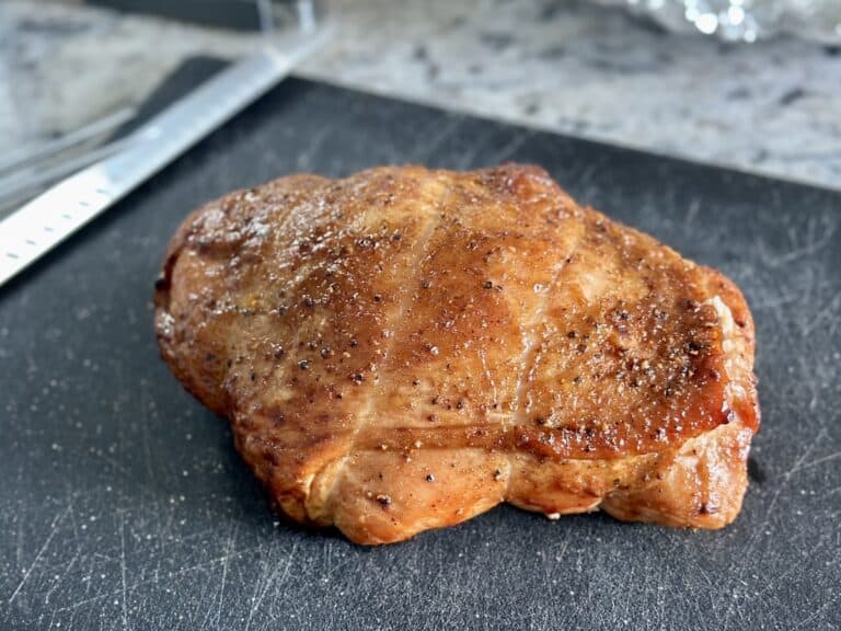 No Brine Smoked Turkey Breast on a Traeger Grill • Fancy Apron