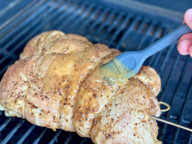 No Brine Smoked Turkey Breast on a Traeger Grill • Fancy Apron