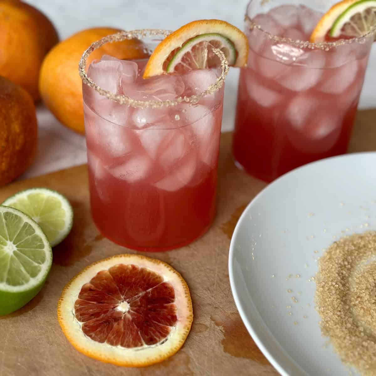 The Best Blood Orange Margarita Cocktail Recipe • Fancy Apron