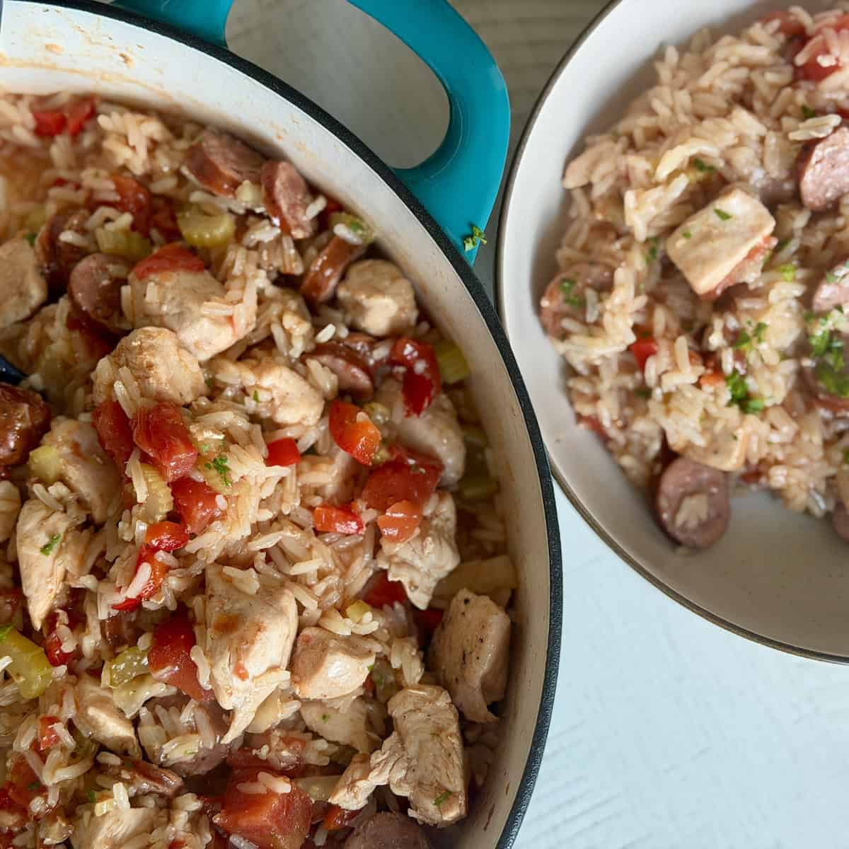 The Best Chicken and Sausage Jambalaya Recipe • Fancy Apron