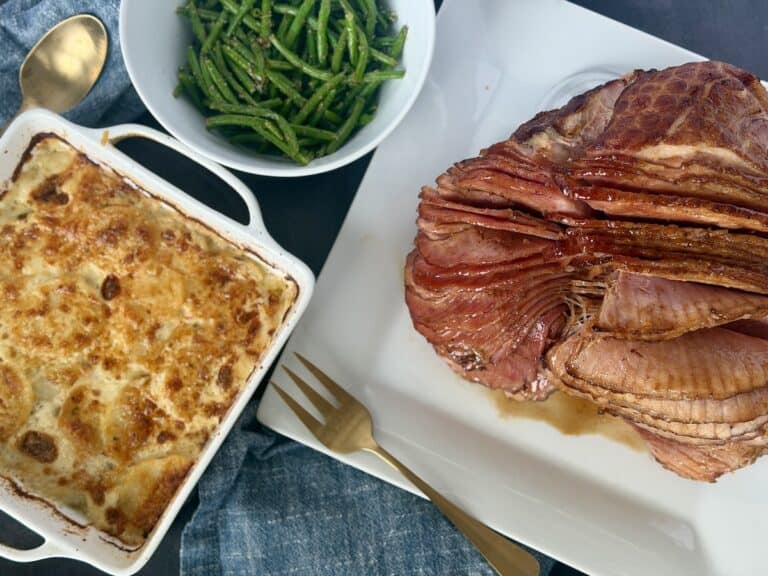 How to Cook Costco Spiral Ham with Brown Sugar Glaze • Fancy Apron